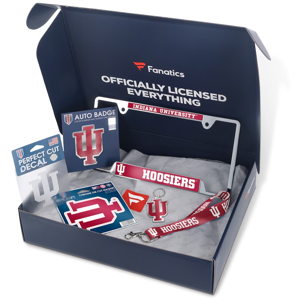 Indiana Hoosiers Fanatics Pack Automotive-Themed Gift Box - $55+ Value ...